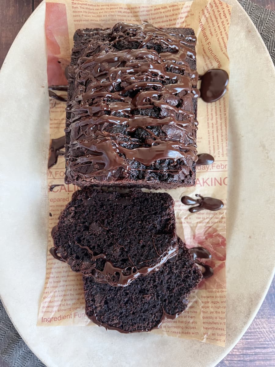 Easy Chocolate Bread with Chocolate Chunks Recipe - Pinecones and Acorns